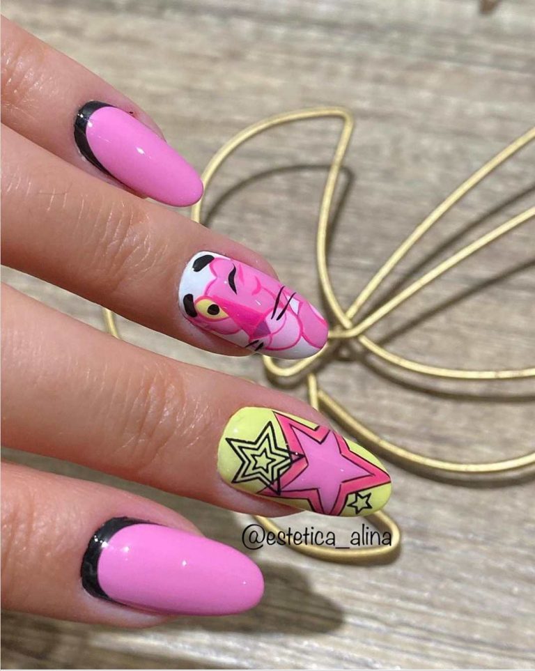25 Cute Cartoon Nail Art Designs To Make You Smile. - nailhow