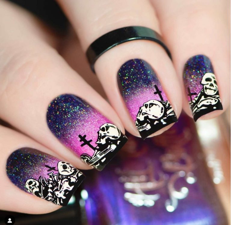 Freaky Fabulous: 31 Halloween Nail Art Ideas You'll Love - nailhow