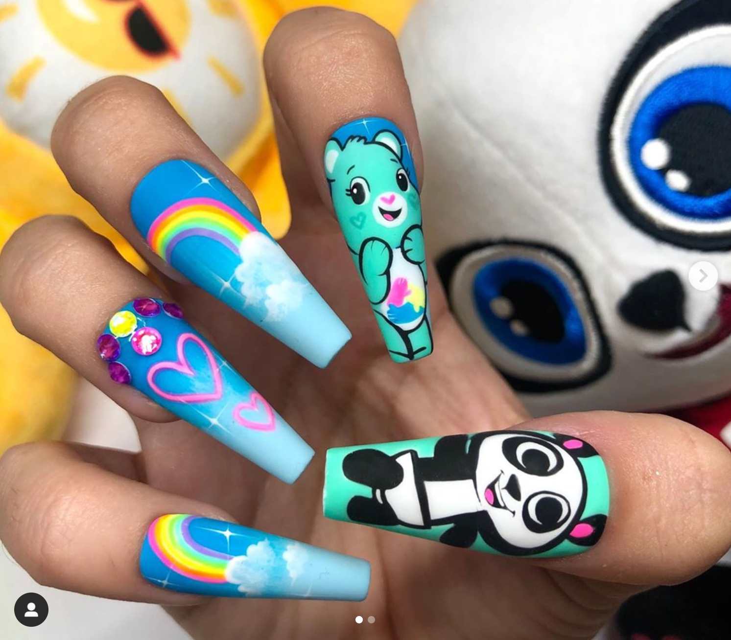 25 Cute Cartoon Nail Art Designs To Make You Smile. - nailhow
