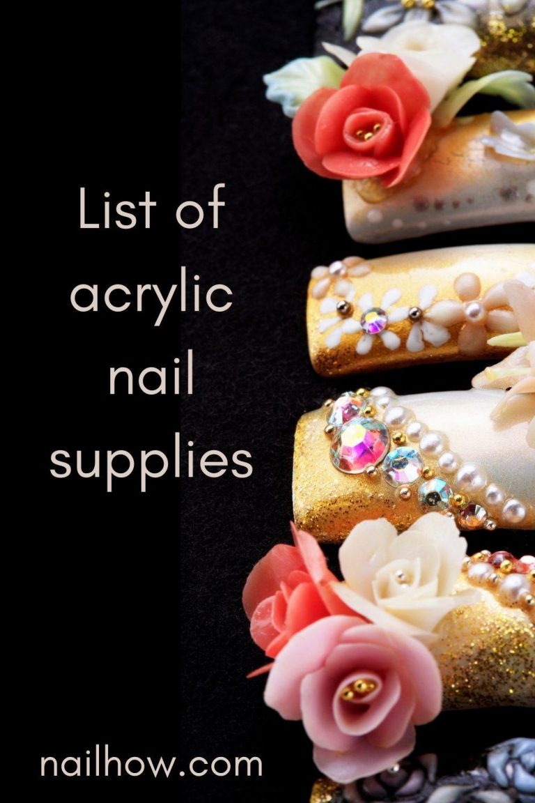 Complete List of Acrylic Nail Supplies for Salon-Quality Manicures ...