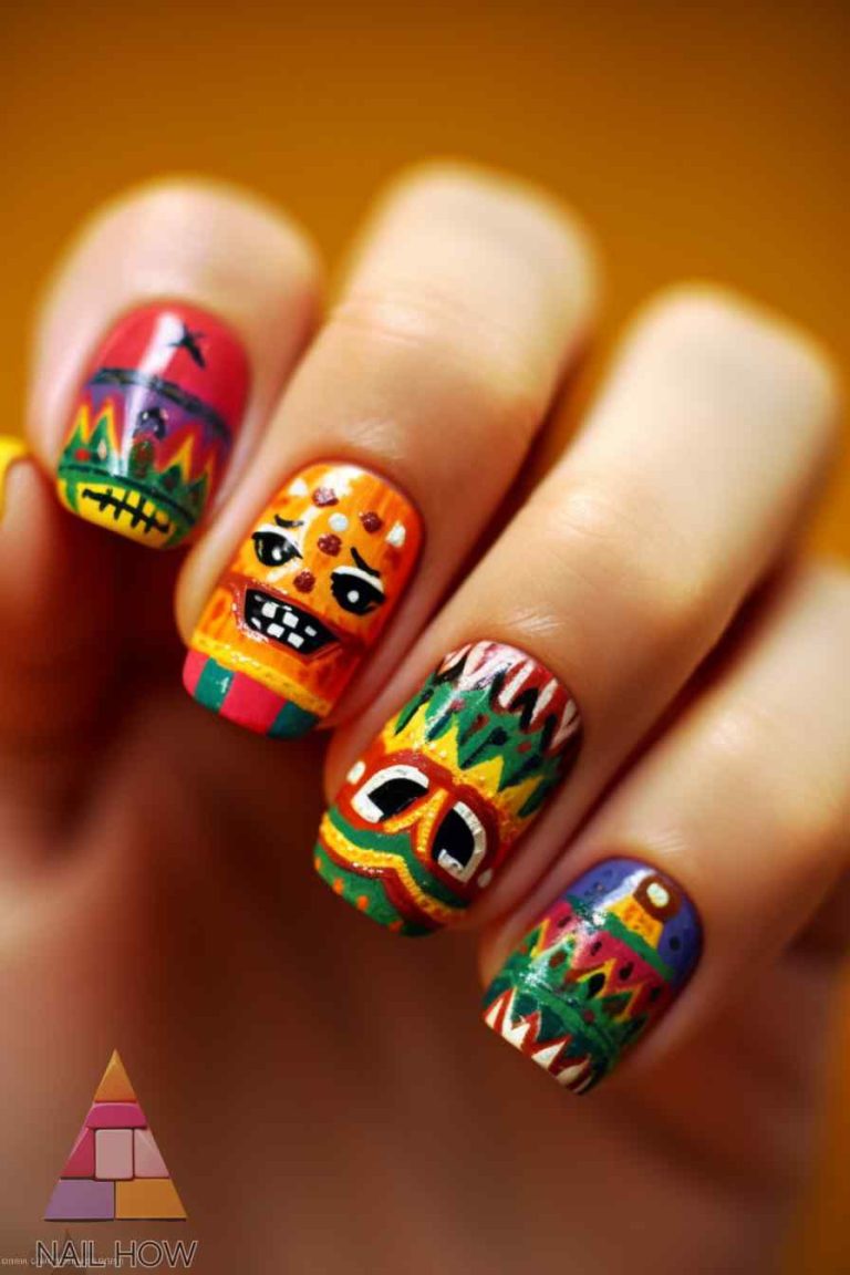 Fiesta at Your Fingertips: Colorful Mexican Nail Designs - nailhow