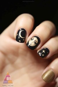 Unveil Stunning Moon Nail Designs for a Night-time Chic Look - nailhow