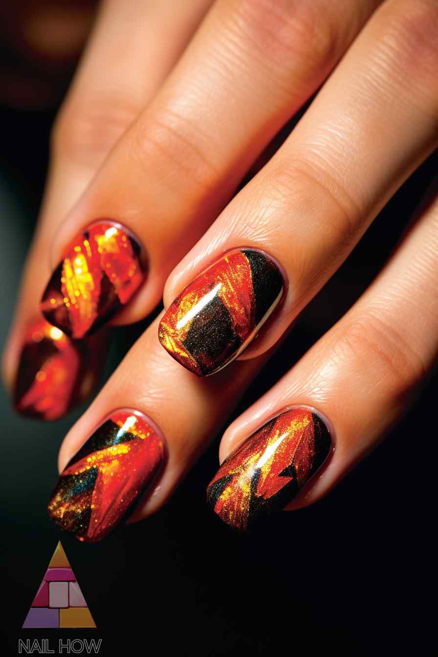 Ignite Your Style: Fire Nail Designs that Sizzle - nailhow