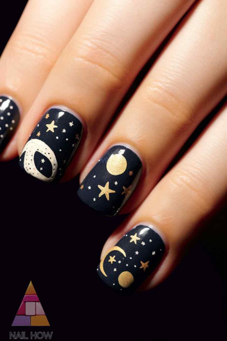 Unveil Stunning Moon Nail Designs for a Night-time Chic Look - nailhow