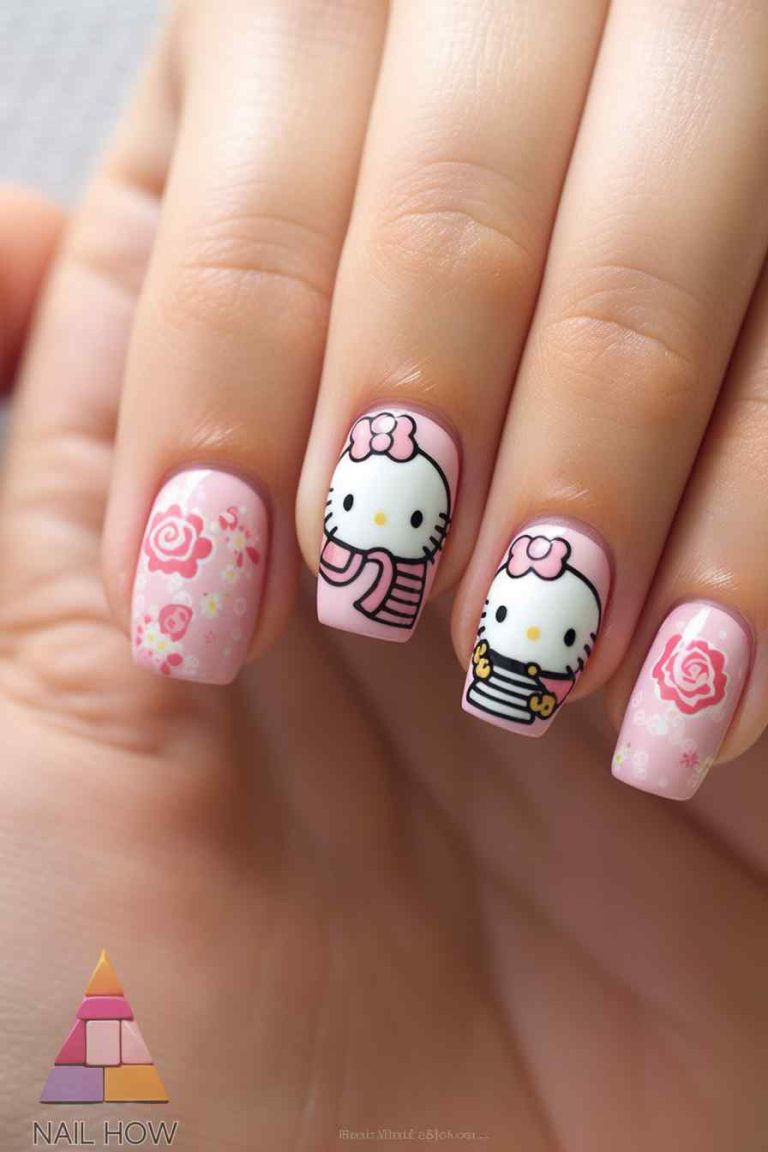 Hello Kitty Love: An Introduction to Hello Kitty Nail Designs - nailhow