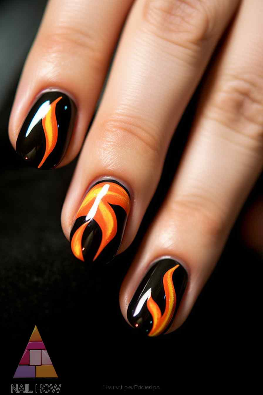 Ignite Your Style: Fire Nail Designs that Sizzle - nailhow
