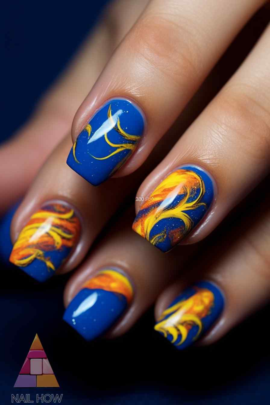 Nails on Fire: The Power of Flame Nail Designs - nailhow