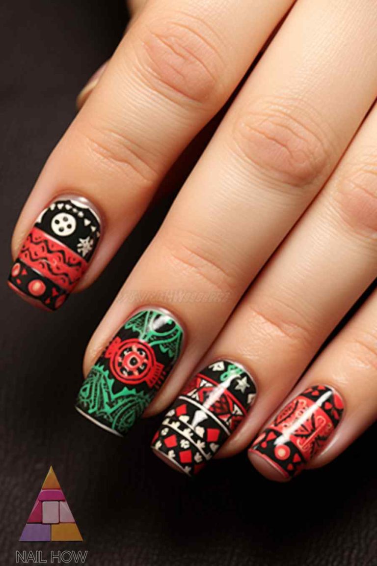 Fiesta at Your Fingertips: Colorful Mexican Nail Designs - nailhow