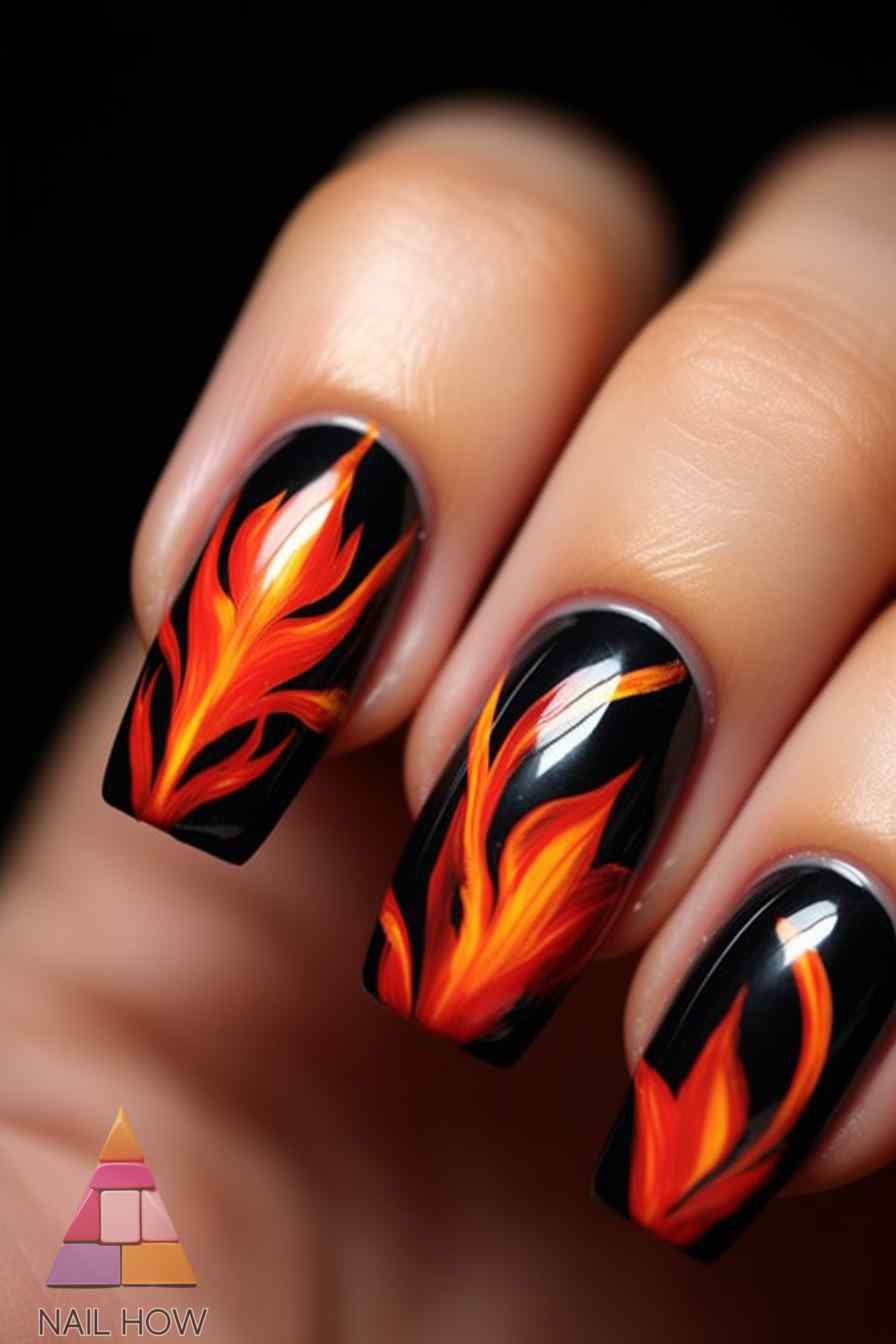 Ignite Your Style: Fire Nail Designs that Sizzle - nailhow