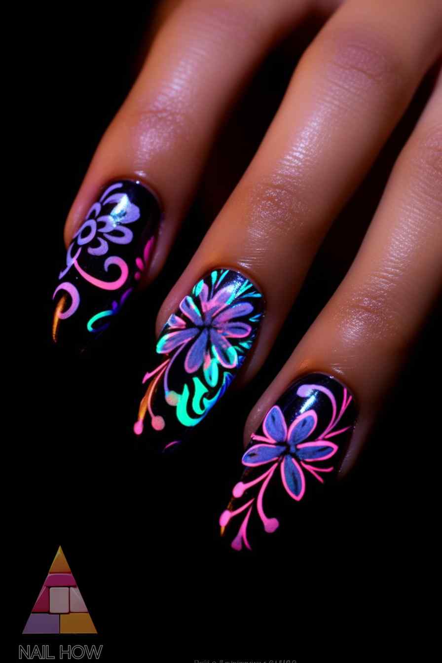 Luminous Charm: Glow in the Dark Nail Designs Overview - nailhow