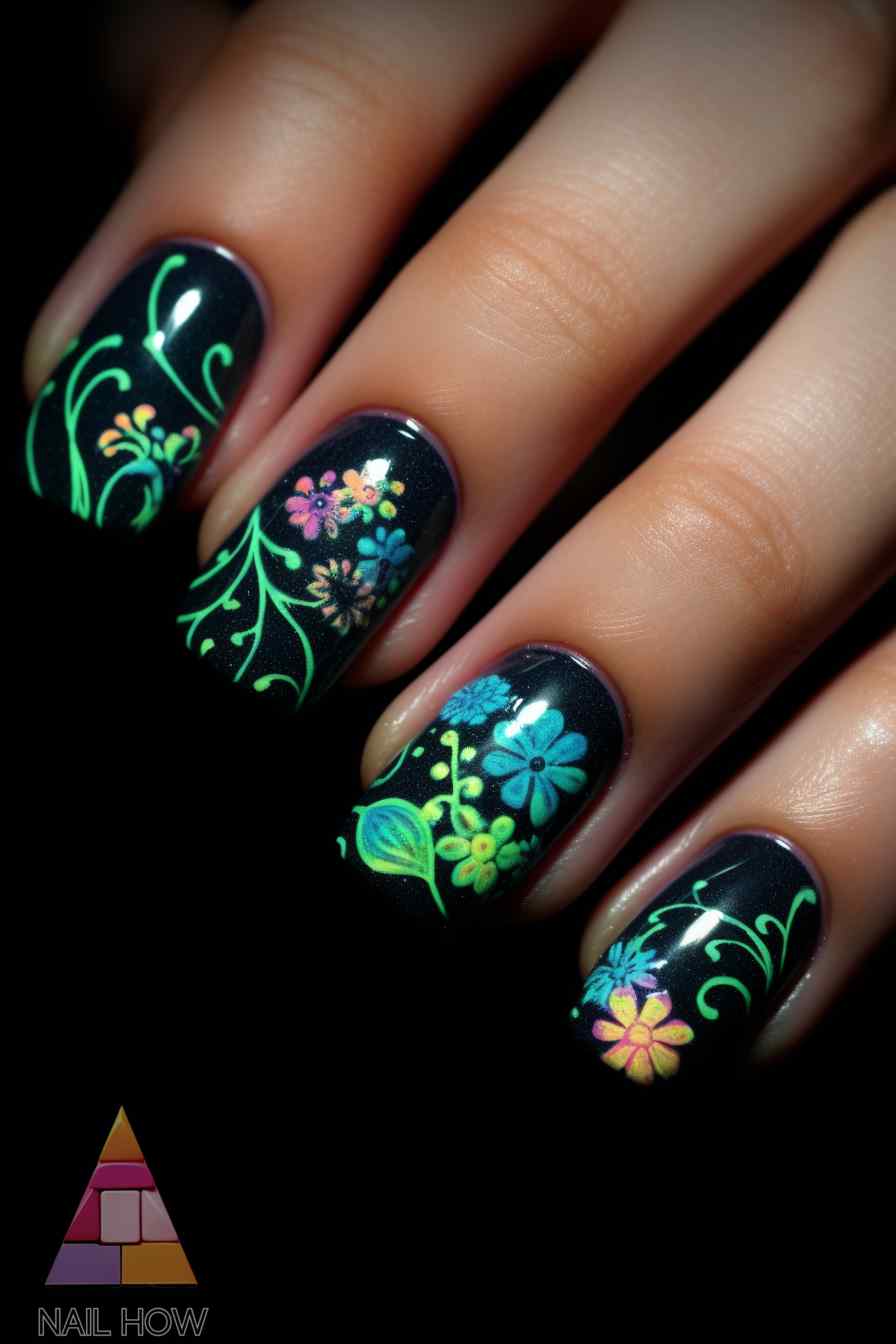 Luminous Charm: Glow in the Dark Nail Designs Overview - nailhow