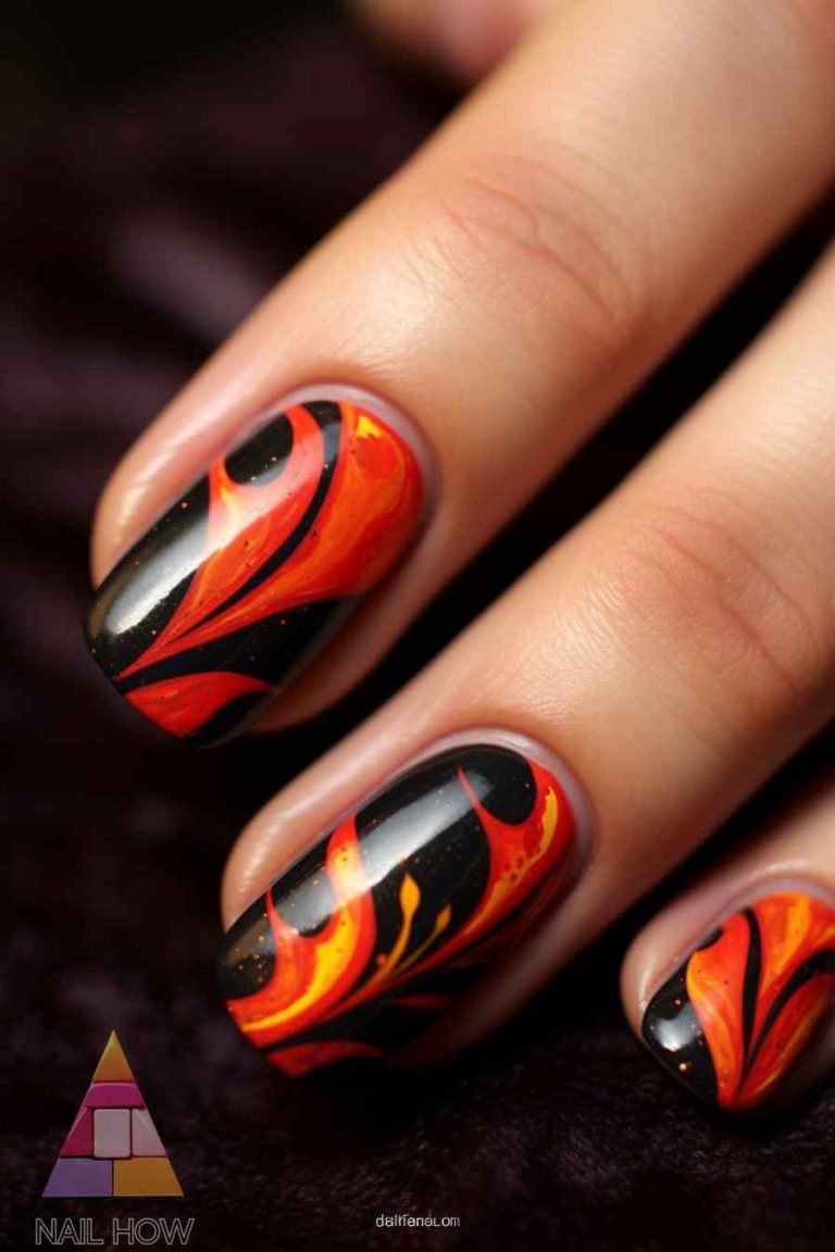 Ignite Your Style: Fire Nail Designs that Sizzle - nailhow