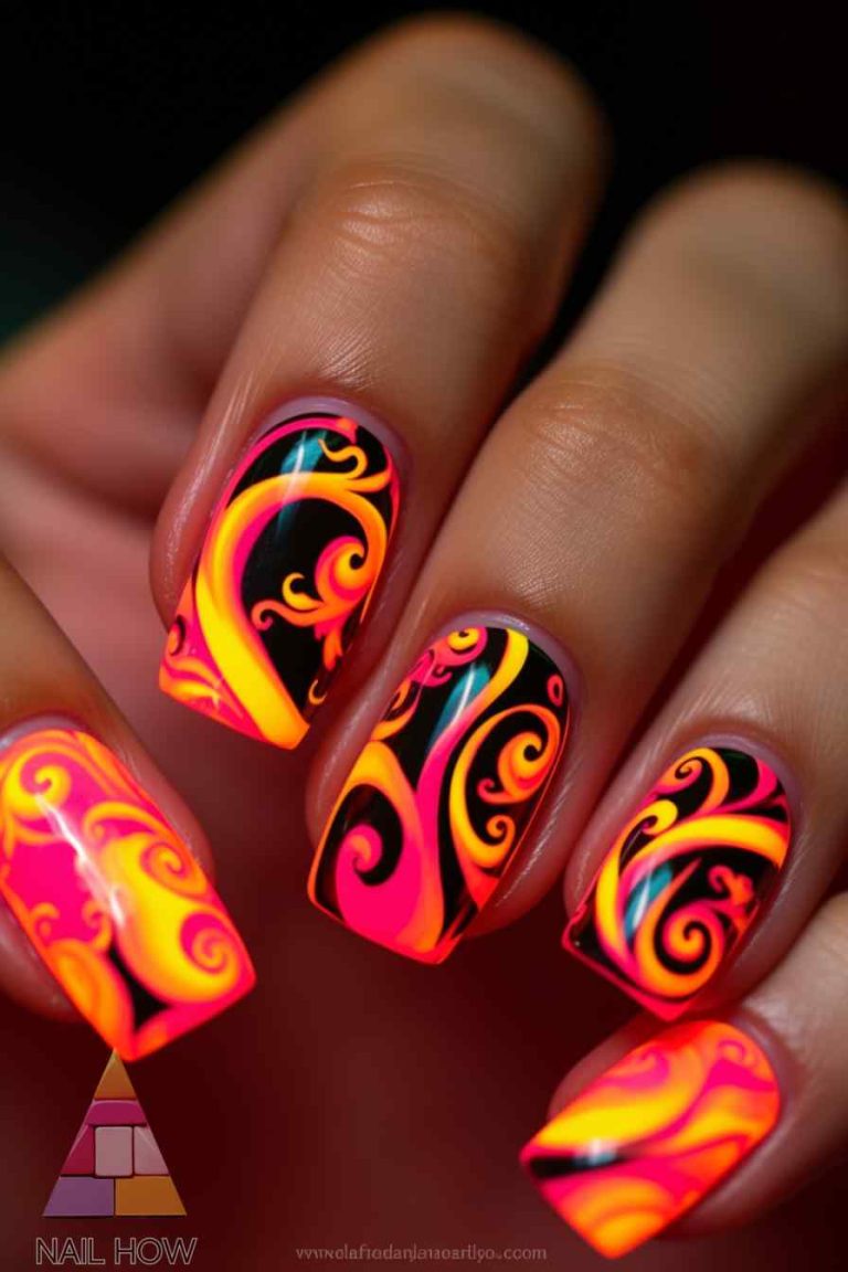 Nails on Fire: The Power of Flame Nail Designs - nailhow