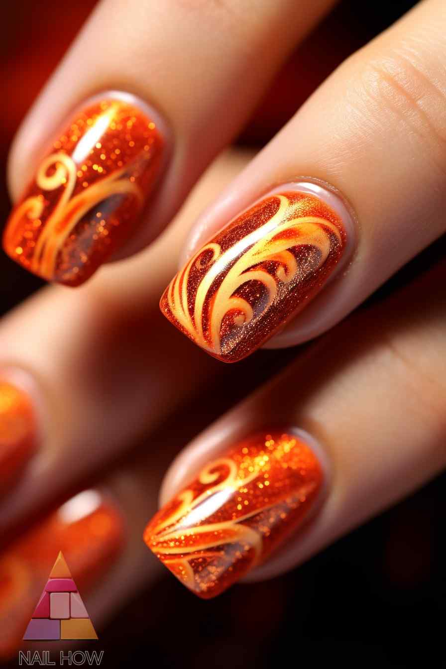 Ignite Your Style: Fire Nail Designs that Sizzle - nailhow