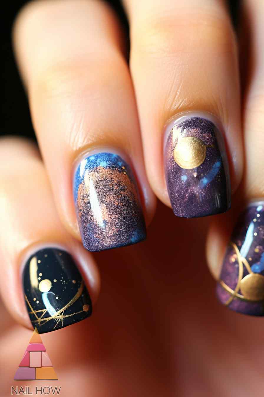 Unveil Stunning Moon Nail Designs for a Night-time Chic Look - nailhow