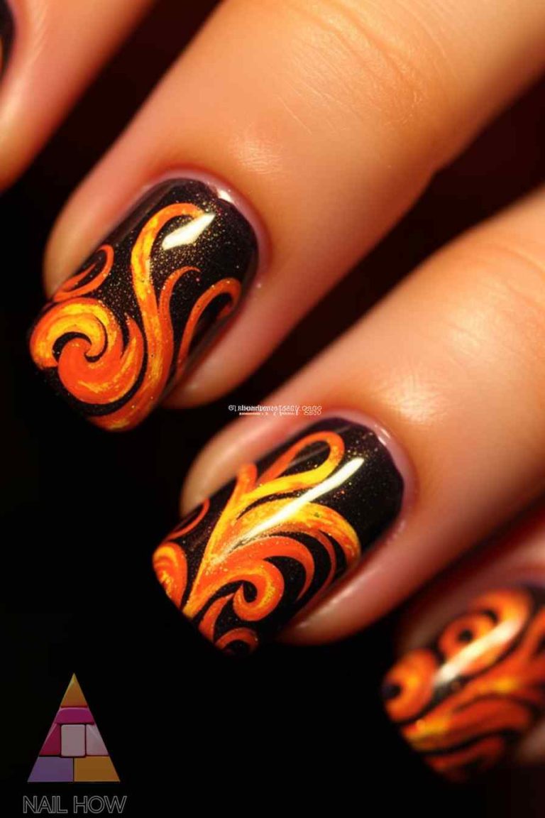 Ignite Your Style: Fire Nail Designs that Sizzle - nailhow
