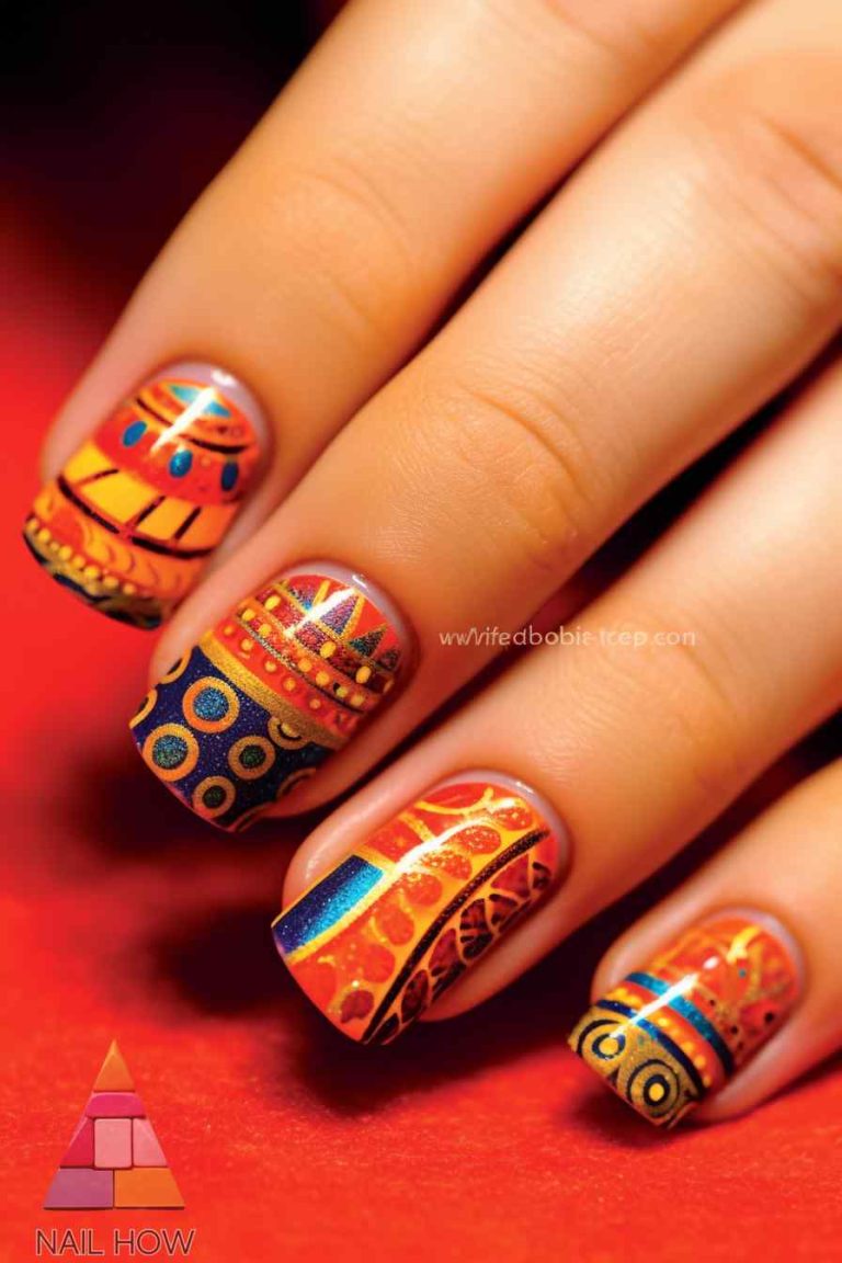 Fiesta at Your Fingertips: Colorful Mexican Nail Designs - nailhow