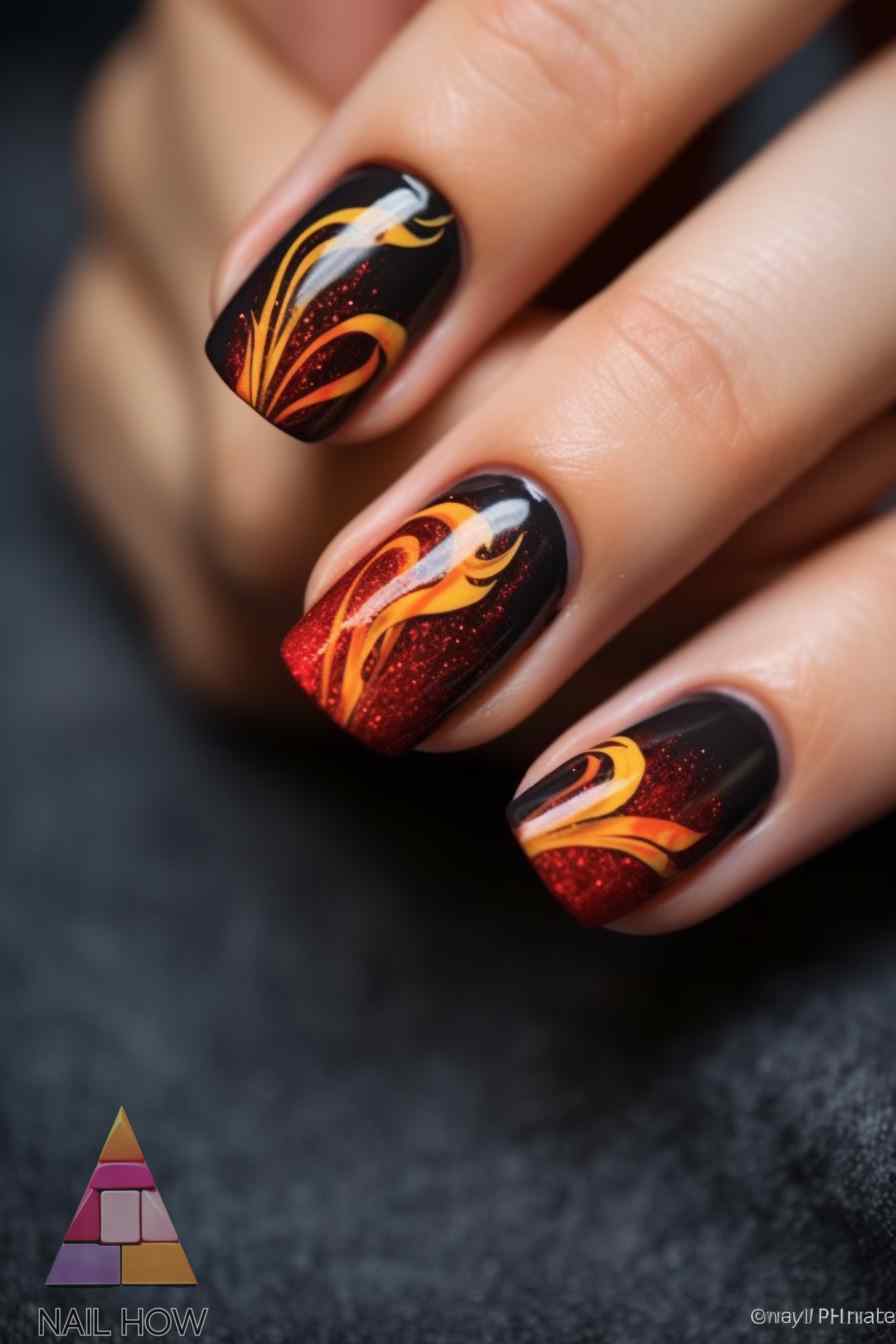 Ignite Your Style: Fire Nail Designs that Sizzle - nailhow