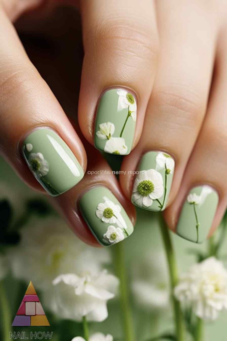 Pastel Perfection: Light Green Nail Designs to Love - nailhow