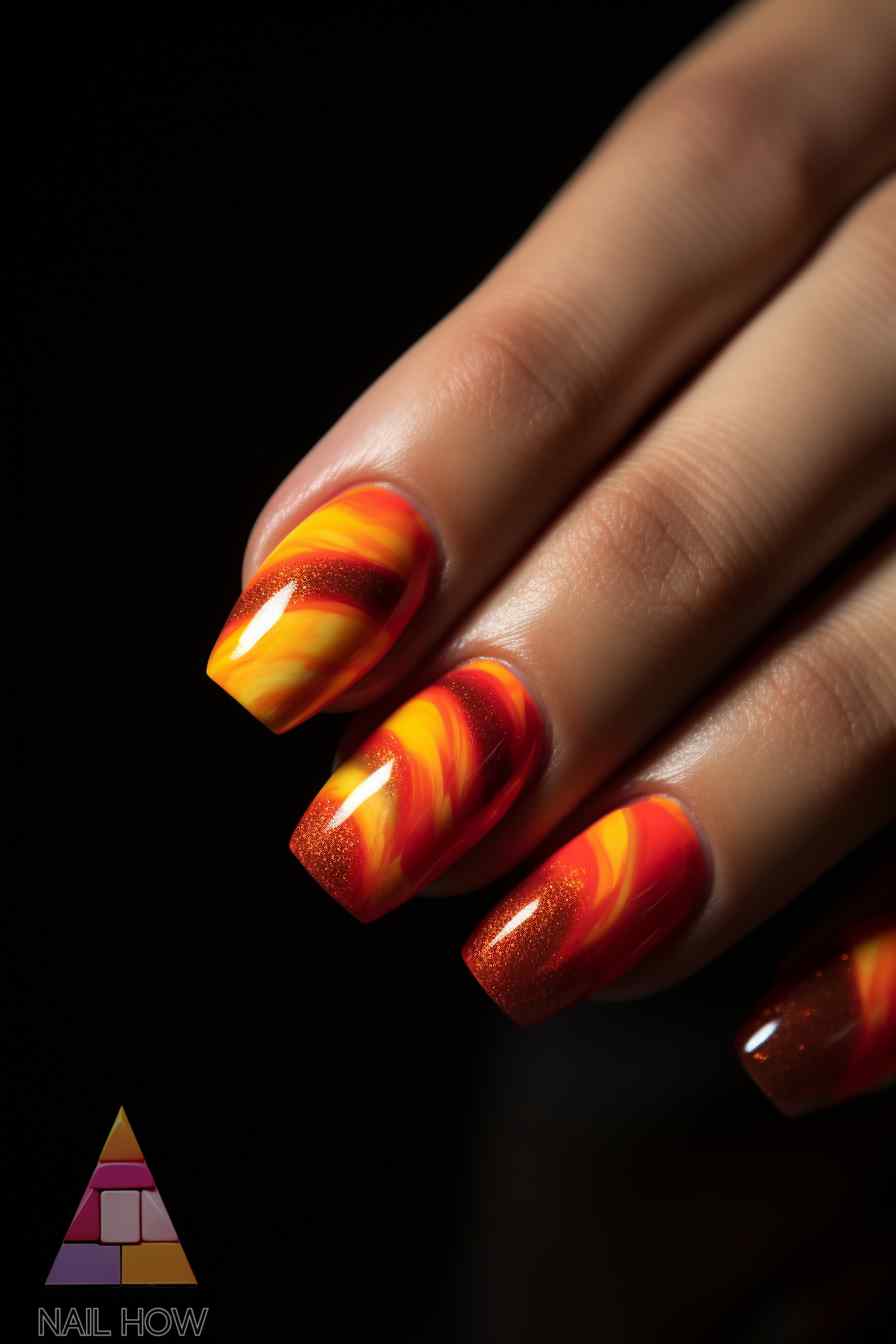 Ignite Your Style: Fire Nail Designs that Sizzle - nailhow