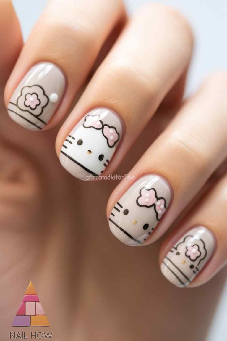 Hello Kitty Love: An Introduction to Hello Kitty Nail Designs - nailhow