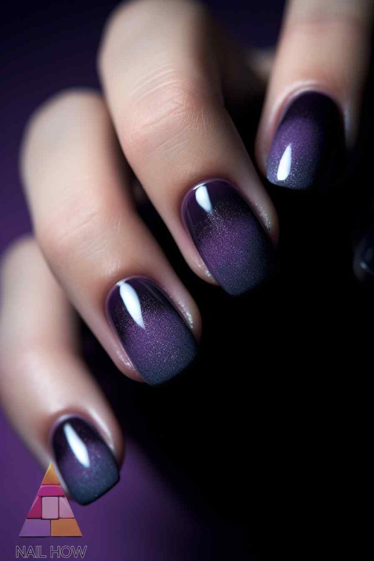 Dark and Alluring: Unveiling the Magic of Dark Purple Nail Designs ...