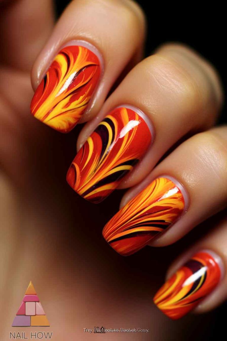 Ignite Your Style: Fire Nail Designs that Sizzle - nailhow