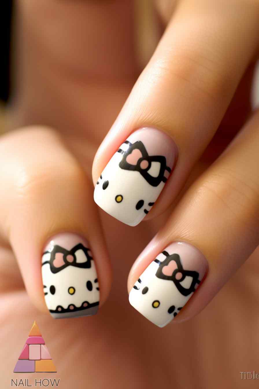 Hello Kitty Love: An Introduction to Hello Kitty Nail Designs - nailhow