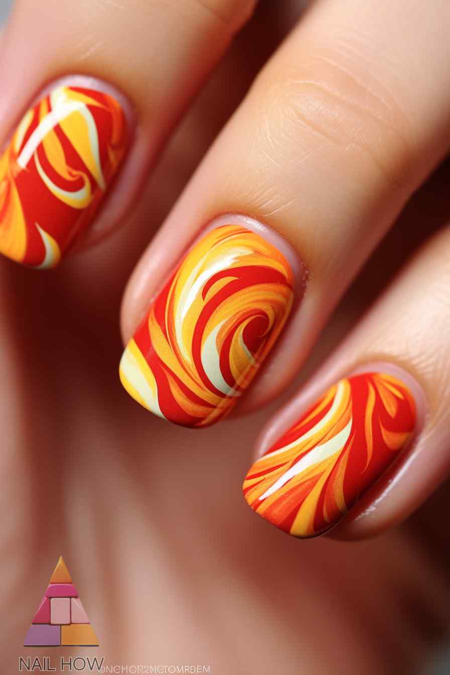 Ignite Your Style: Fire Nail Designs that Sizzle - nailhow