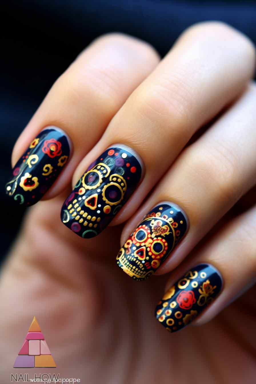 Fiesta at Your Fingertips: Colorful Mexican Nail Designs - nailhow