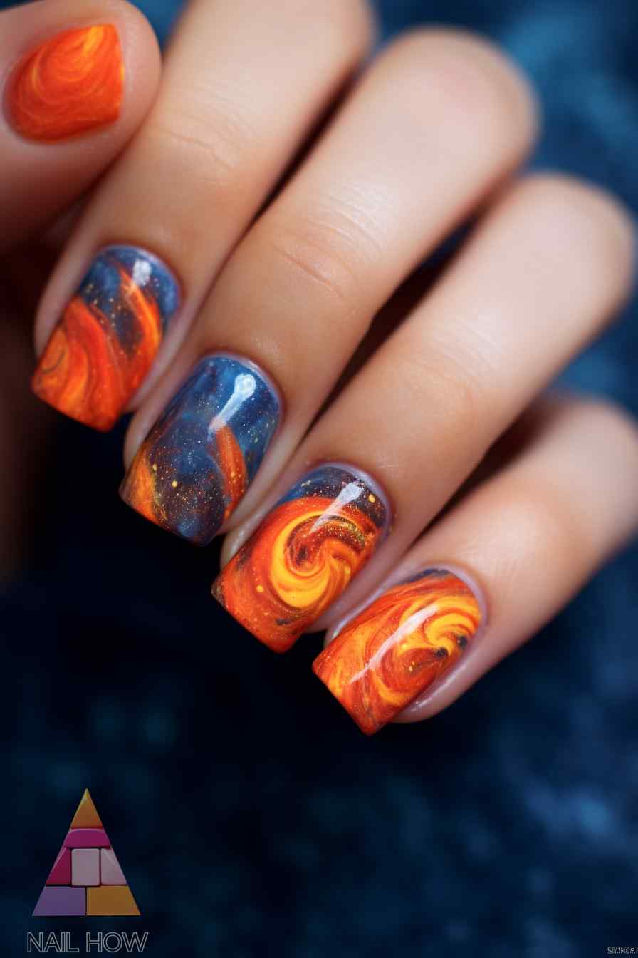 Nails on Fire: The Power of Flame Nail Designs - nailhow