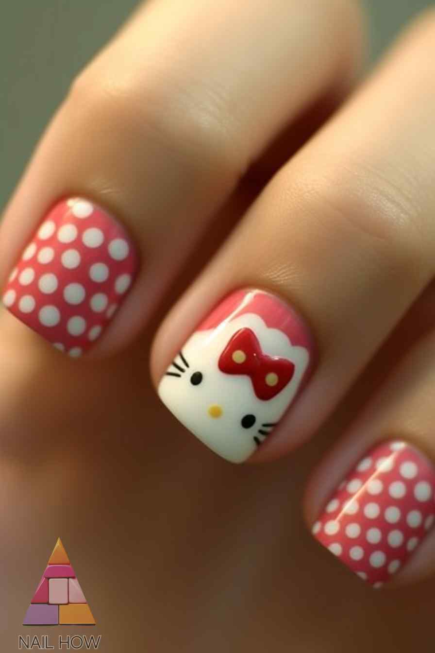 Hello Kitty Love: An Introduction to Hello Kitty Nail Designs - nailhow