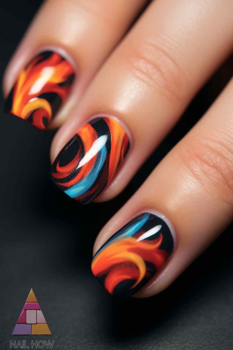 Ignite Your Style: Fire Nail Designs that Sizzle - nailhow