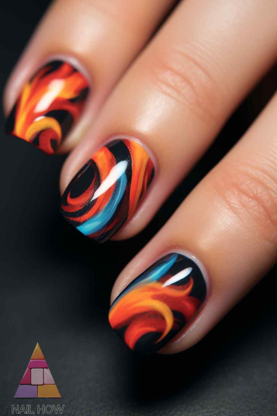 Ignite Your Style: Fire Nail Designs that Sizzle - nailhow