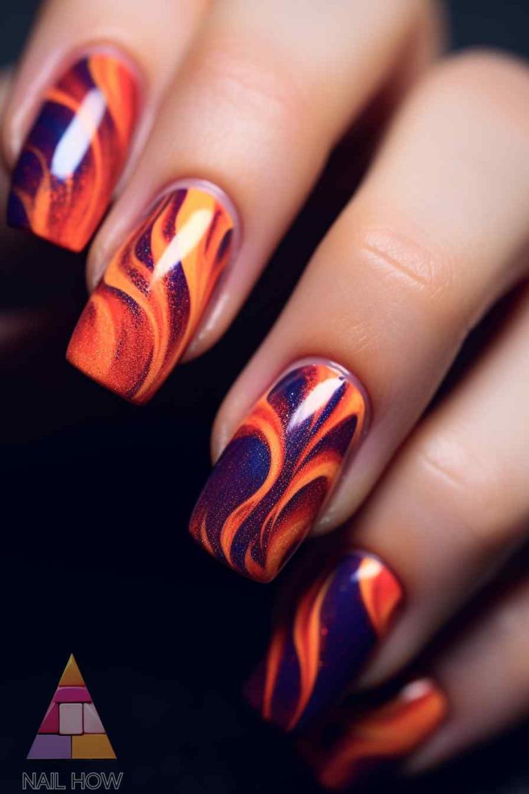 Nails on Fire: The Power of Flame Nail Designs - nailhow