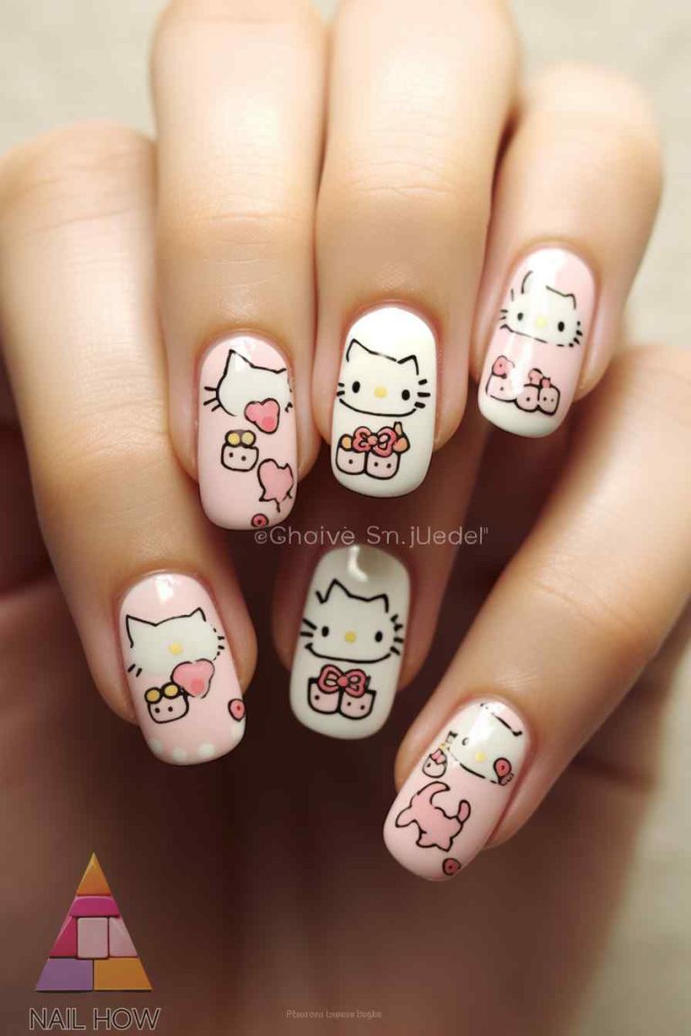 Hello Kitty Love: An Introduction to Hello Kitty Nail Designs - nailhow
