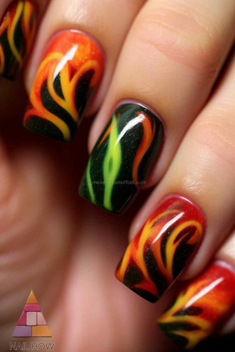 Nails on Fire: The Power of Flame Nail Designs - nailhow