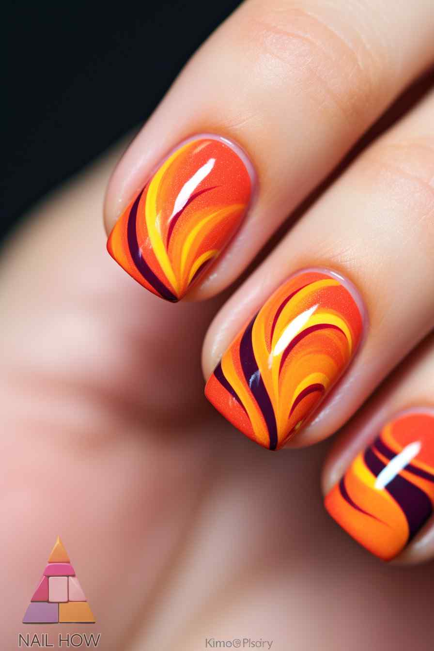 Ignite Your Style: Fire Nail Designs that Sizzle - nailhow