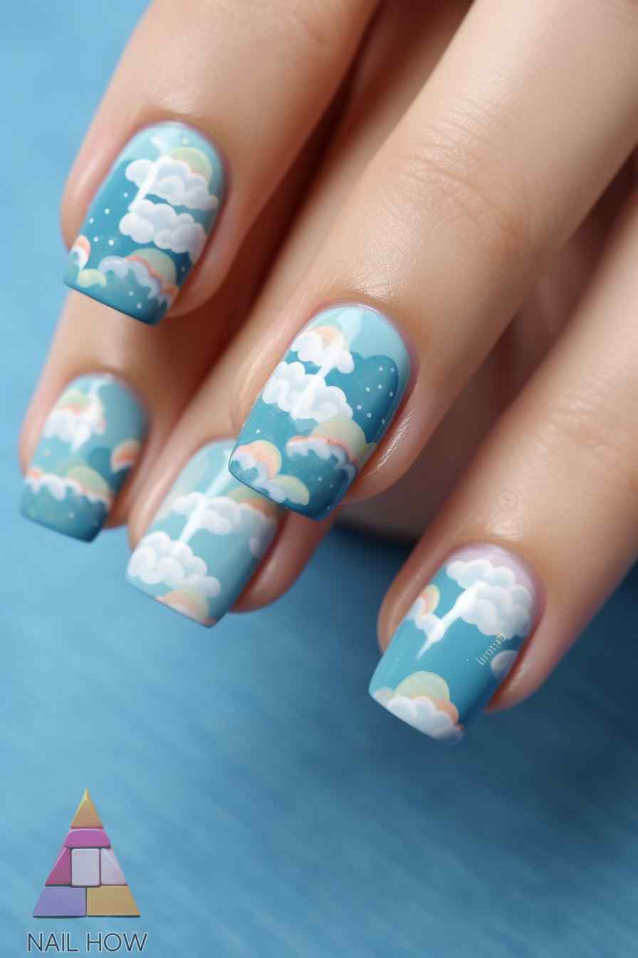 Cloud Nine Aesthetics: Nail Designs that Reach New Heights - nailhow