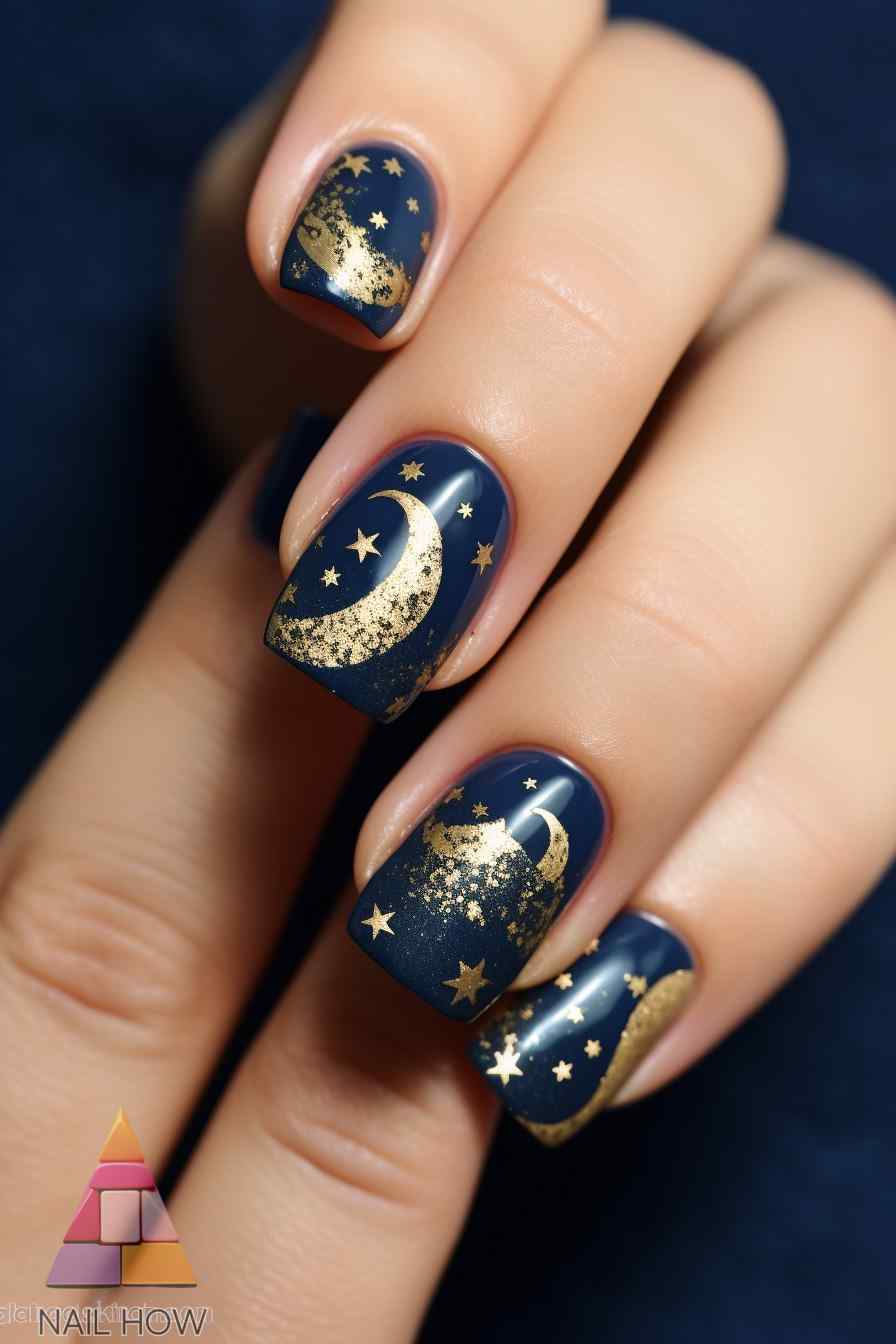 Unveil Stunning Moon Nail Designs for a Night-time Chic Look - nailhow