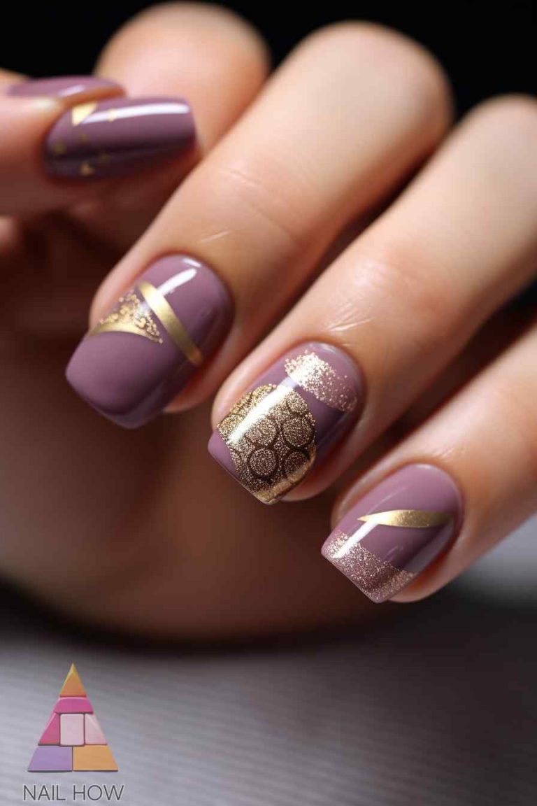 Mauve Magic: Nail Designs That Spell Elegance - nailhow