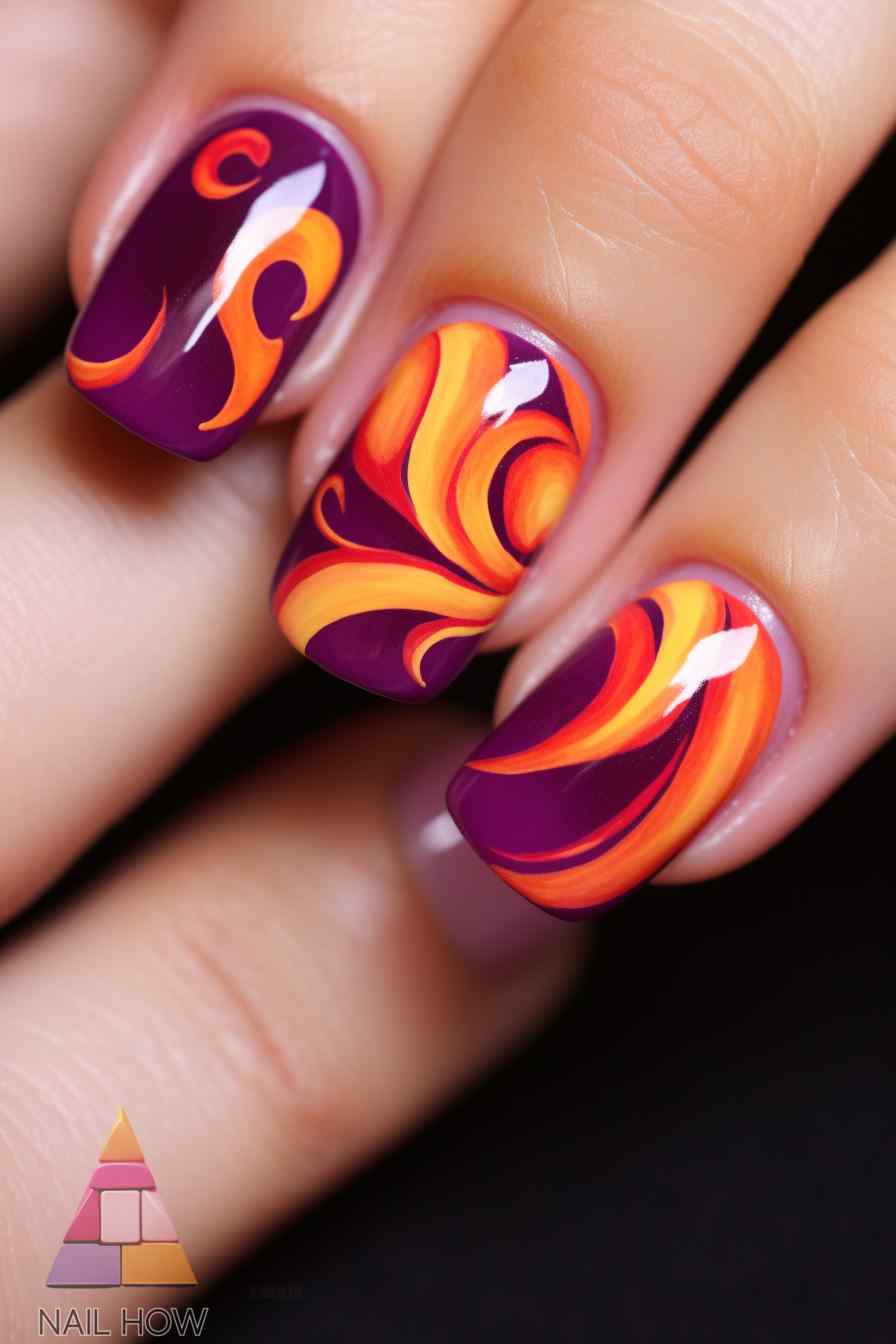 Nails on Fire: The Power of Flame Nail Designs - nailhow