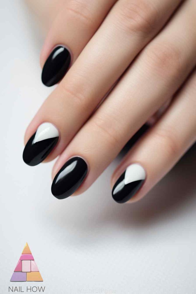 Bold & Beautiful: Uniquely Captivating Black Tip Nail Designs! - nailhow