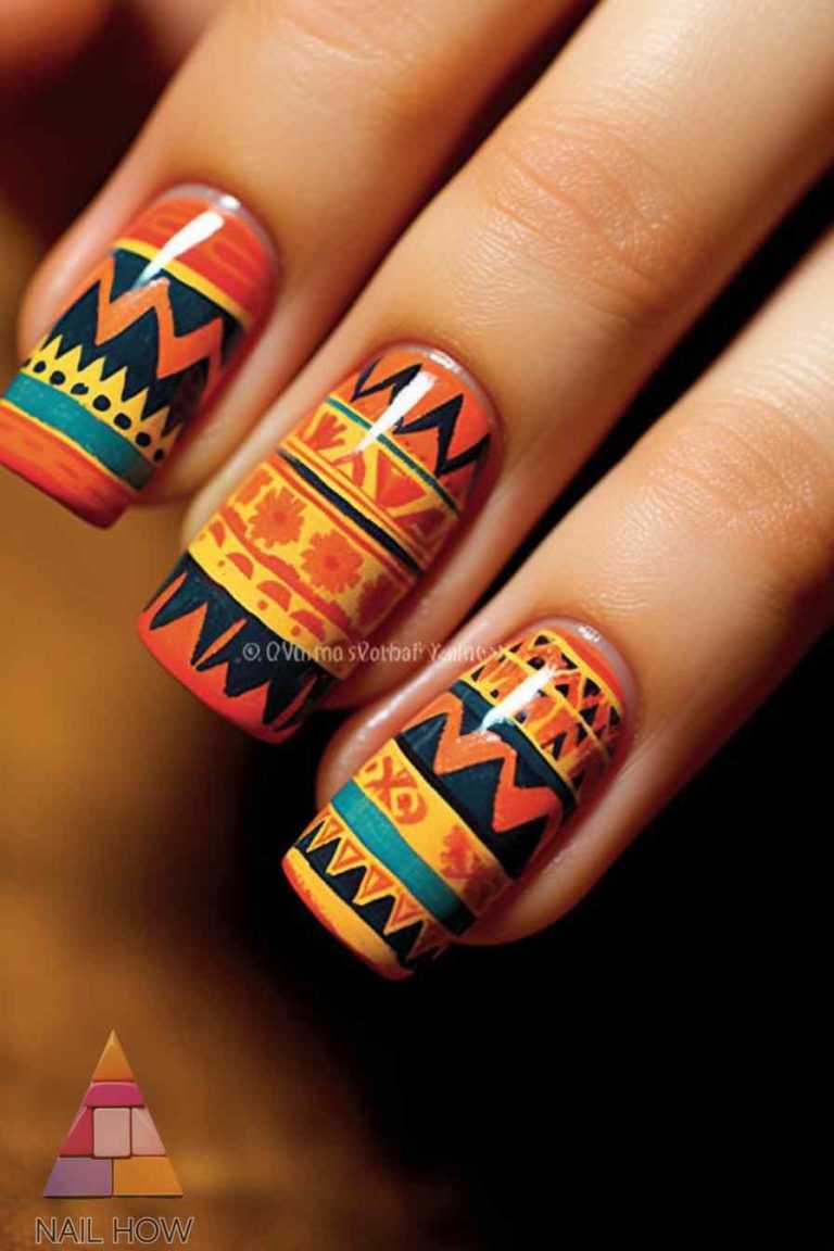 Fiesta at Your Fingertips: Colorful Mexican Nail Designs - nailhow