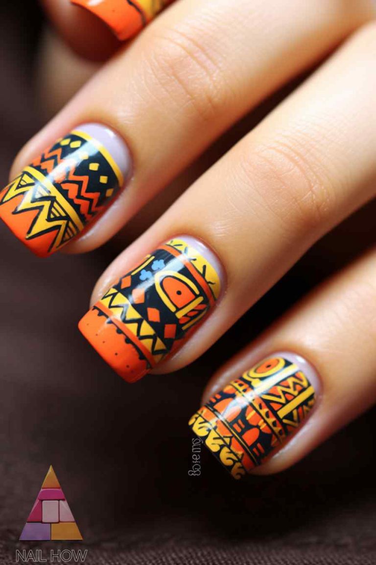 Fiesta at Your Fingertips: Colorful Mexican Nail Designs - nailhow