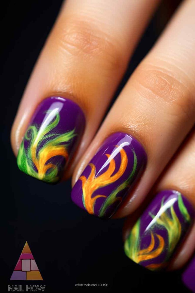Nails on Fire: The Power of Flame Nail Designs - nailhow