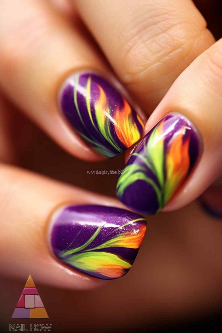 Nails on Fire: The Power of Flame Nail Designs - nailhow