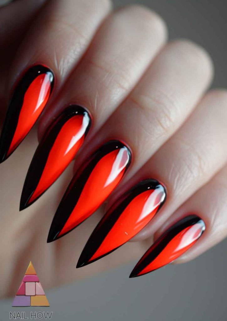 Bold & Beautiful: Uniquely Captivating Black Tip Nail Designs! - nailhow