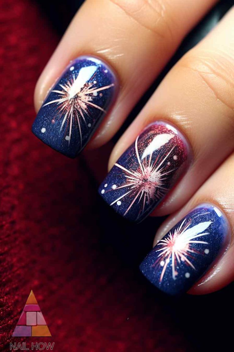 Salute to Style: Unique Red, White, and Blue Nail Designs - nailhow