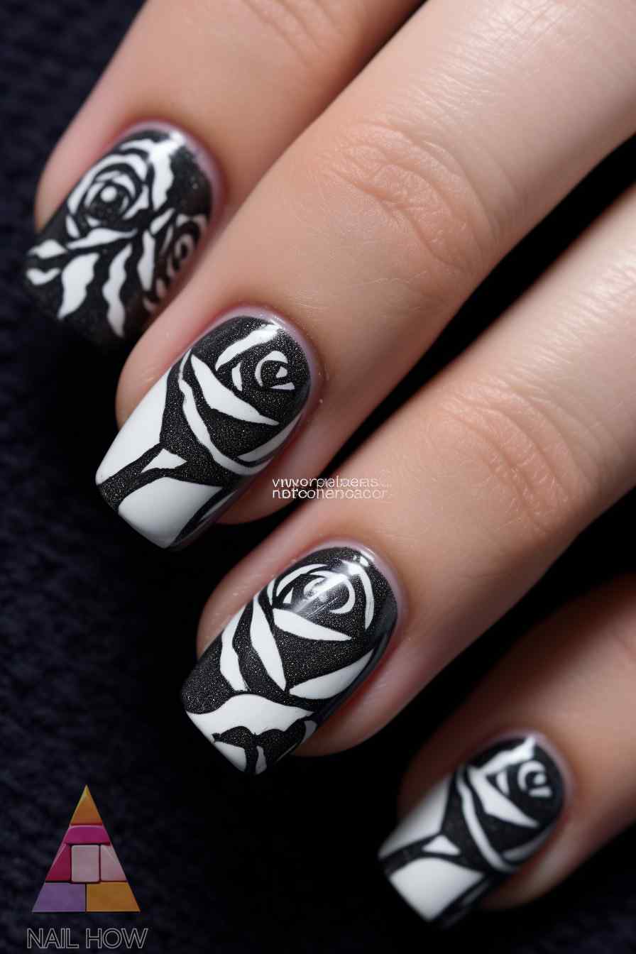 Romance in Bloom: Stunning Rose Nail Art Designs to Love - nailhow
